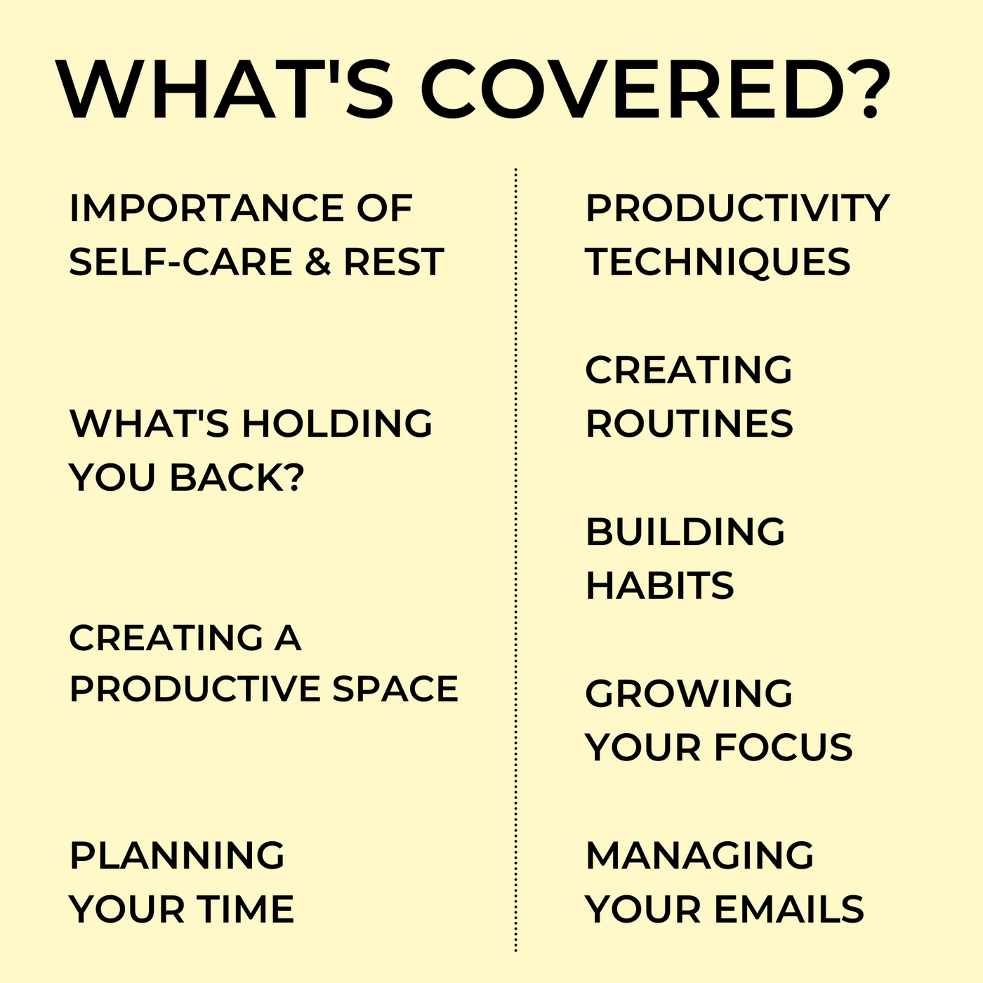 PRODUCTIVITY & TIME MANAGEMENT GAME PLAN