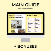 PRODUCTIVITY & TIME MANAGEMENT GAME PLAN